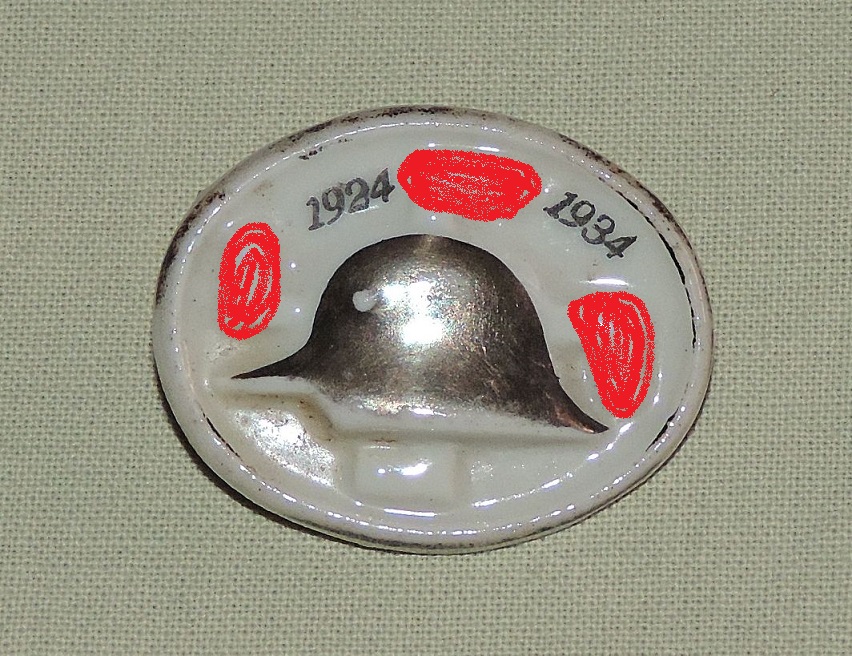 Shop Frontbann Stahlhelm - Abzeichen 1924-1934 - Ortsgruppe Eisenberg ...